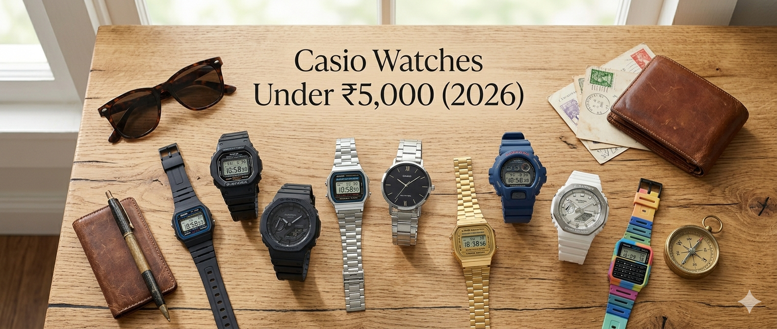 Best Casio Watches in India Under ₹5,000 (2026 Guide) – Sai Creations ...