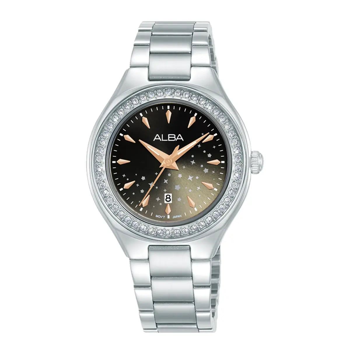 ALBA Quartz Fashion Black Dial Analog Women's Watch AH7ET9X1 – Sai ...