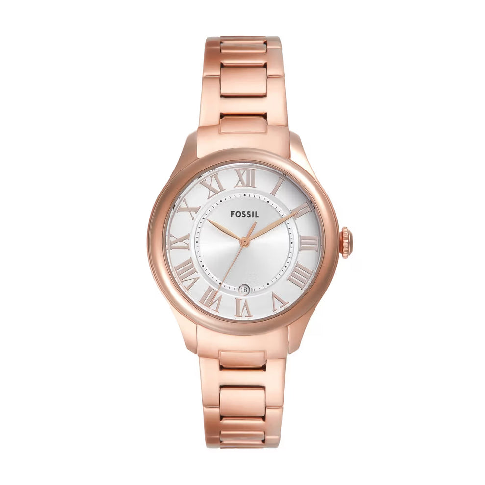 Fossil Gilmore Quartz Silver Dial With Date Analog Women's Watch ES539 ...