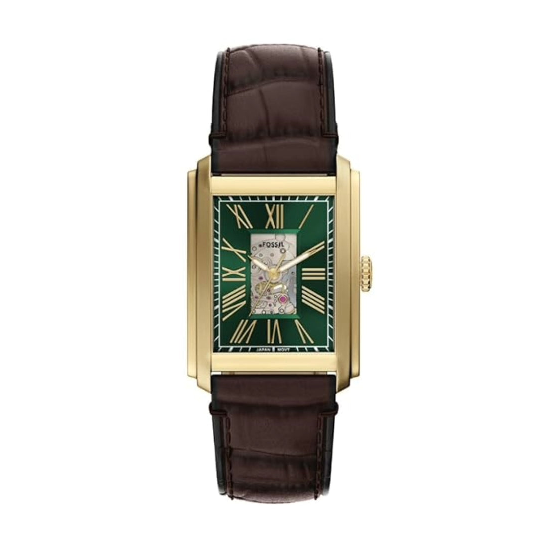 Fossil Carraway Automatic Green Dial Analog Watch For Men ME3271 – Sai ...