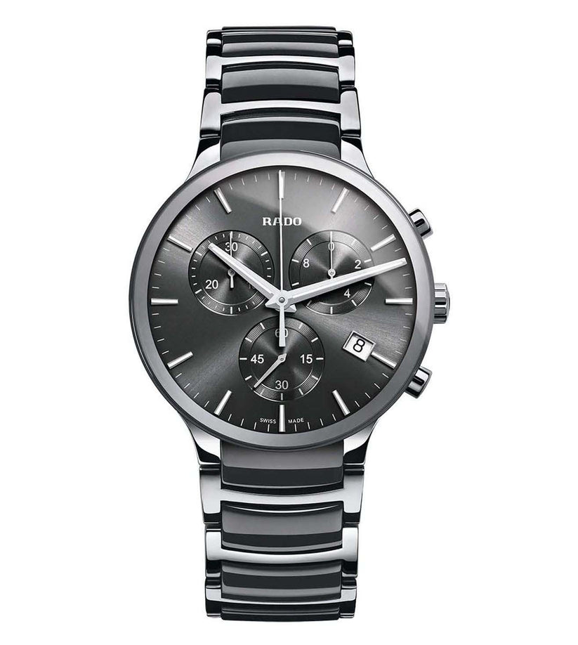 Rado Centrix R30122122 – Dark Grey Chronograph Men's Watch – Sai ...