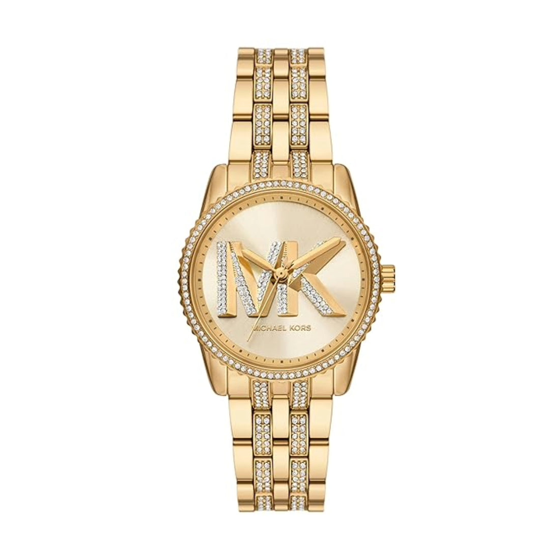 Michael Kors Bryant Quartz Gold Dial Stainless Steel Women's Watch MK7 ...