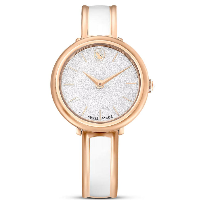 Swarovski Crystalline bangle Silver Glitter Dial Women's Watch 5689324 ...