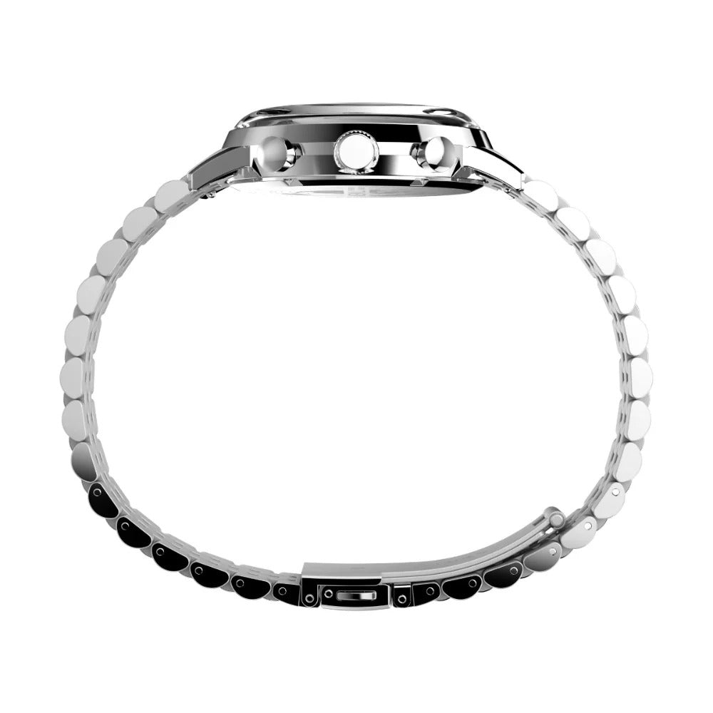 Timex Marlin Panda Silver-Tone Analog Stainless steel Men's Watch - TW ...